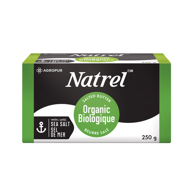 Organic Salted Butter 250g | Natrel | Unboxed Market