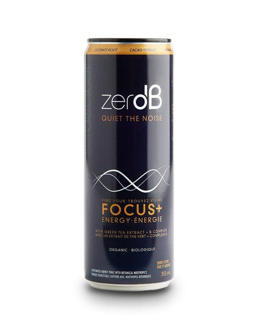 Tonic with organic botanical nootropics Focus + Energy Berry Citrus ...